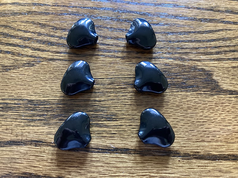 Gotoh 510 Black Zinc Tuner Buttons | Reverb
