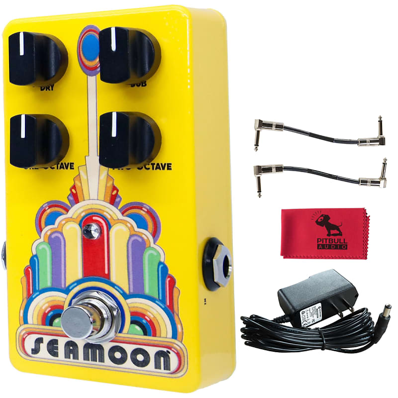 Seamoon FX Octatron All-Analog Octave Guitar / Bass Pedal w/ | Reverb