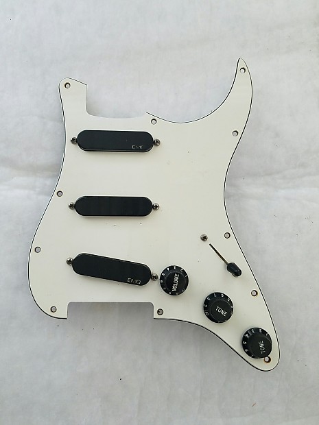 Fender USA Stratocaster Pickguard Loaded With EMG 1A Active | Reverb