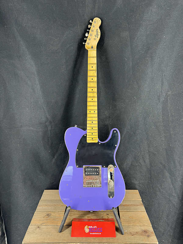 Fender Squier Relic Esquire Tele Telecaster Ultraviolet | Reverb