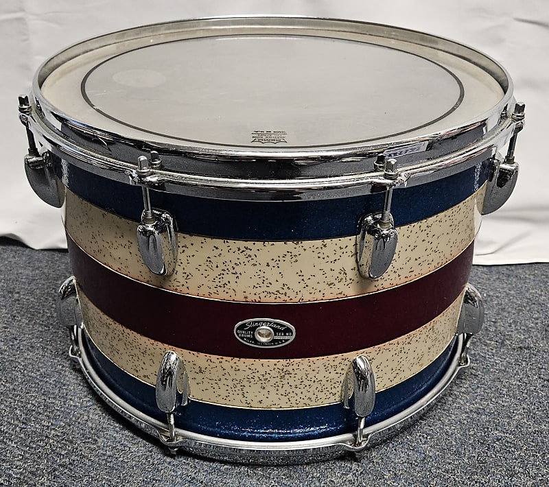 Slingerland Bicentennial Rack Tom 15x10 1976 - Red White and | Reverb