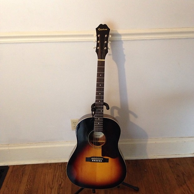 Epiphone 1963 EJ-45/VS 2014 Vintage Sunburst | Reverb