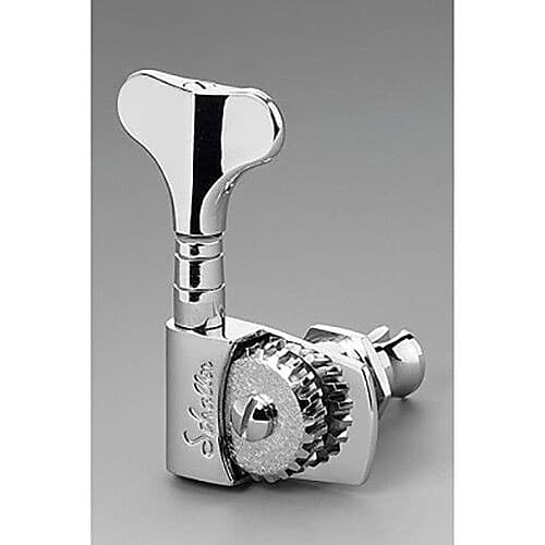 NEW Schaller 2x2 M4S Lightweight Bass TUNERS Chrome 22:1 | Reverb
