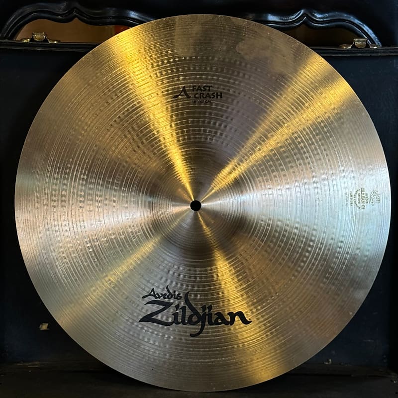 USED Zildjian 18" A. Zildjian Fast Crash Cymbal - 1212g | Reverb