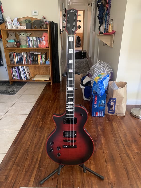 10S Baritone 2021 - Black & Red burst | Reverb