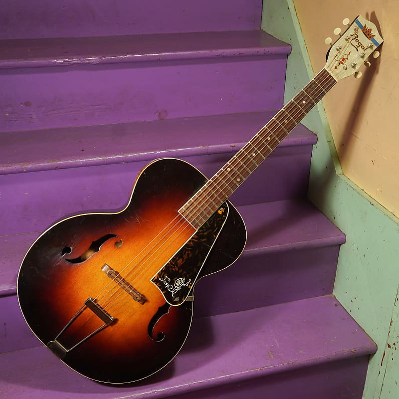 1930s Regal Fancy Archtop Guitar (VIDEO! Fresh Work, Ready to | Reverb