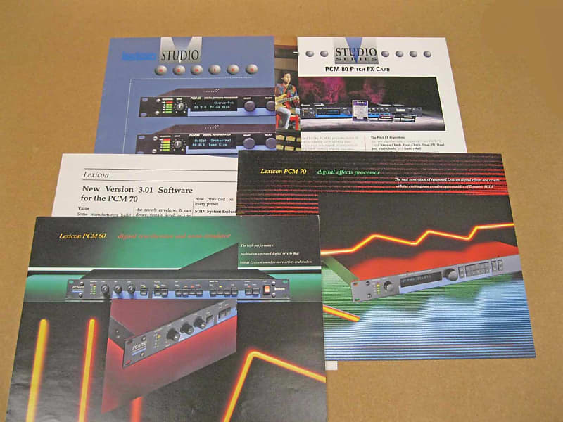 Lexicon PCM Effects processor Brochure Bundle | Reverb