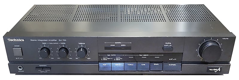 Vintage Technics SU-700 Stereo Integrated Amplifier | Reverb