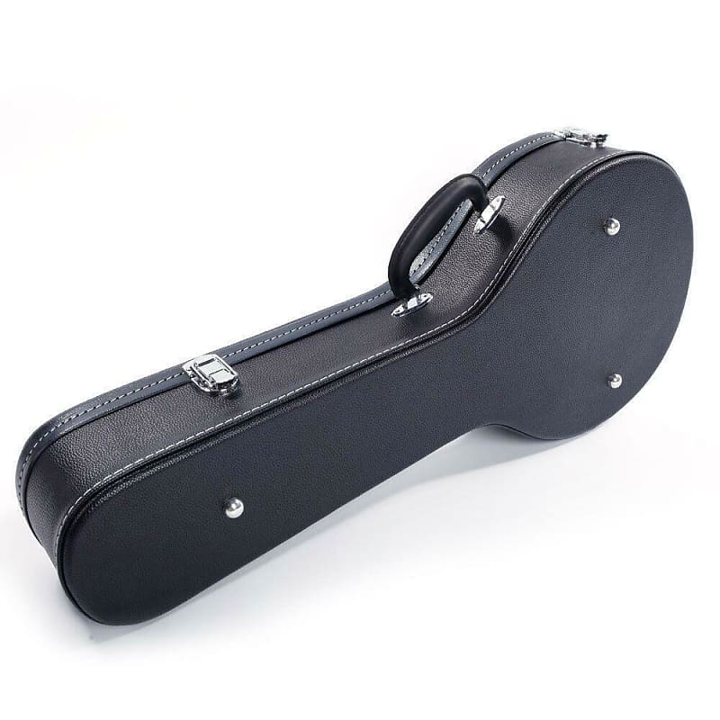 High Quality Hard shell A-Style Mandolin Leather Hard Case | Reverb