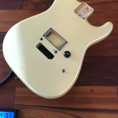 1985 80s Fender MIJ Japan Pearl White Cont Strat Stratocaster | Reverb
