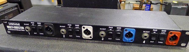 WHIRLWIND Multi-Director 4 Channel DI Direct Input Box Rack | Reverb
