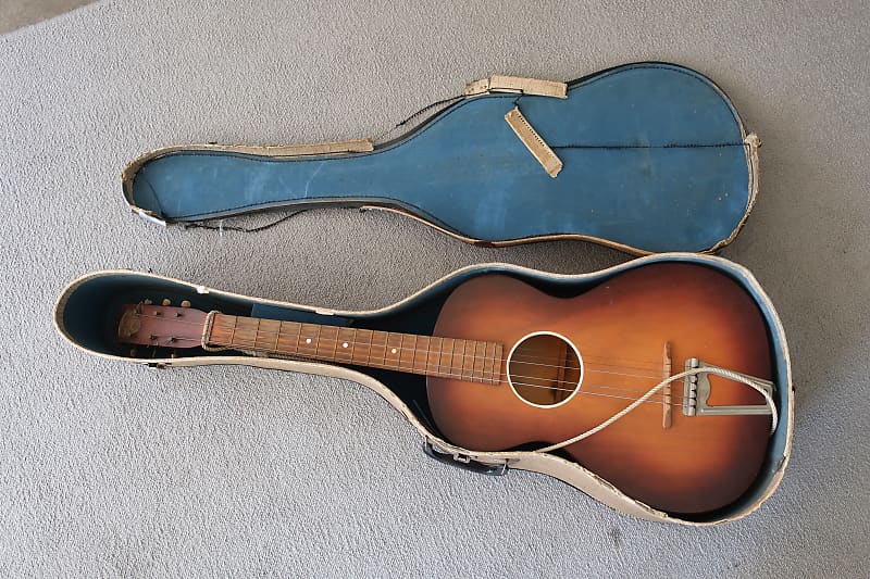 Vintage 1940s Marwin Parlor Rodeo Cowboy Guitar OG Kluson | Reverb