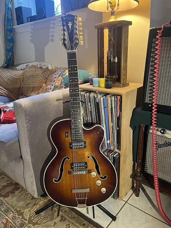 Hofner built Gagliano 457/12 Mid 1960s - Sunburst | Reverb