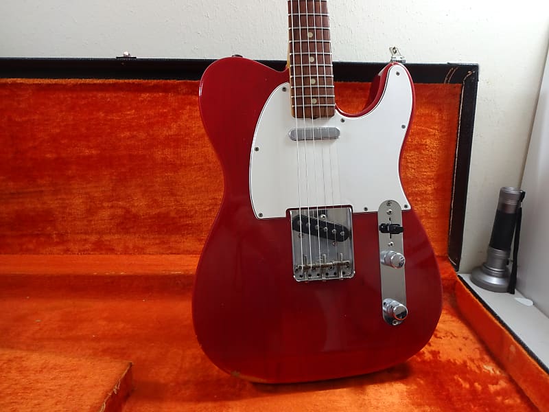 Fender Telecaster 1966 Transparent Red Original one of a very | Reverb