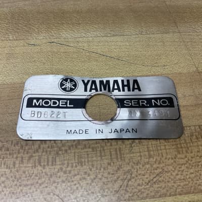 Yamaha Drum Badge | Reverb