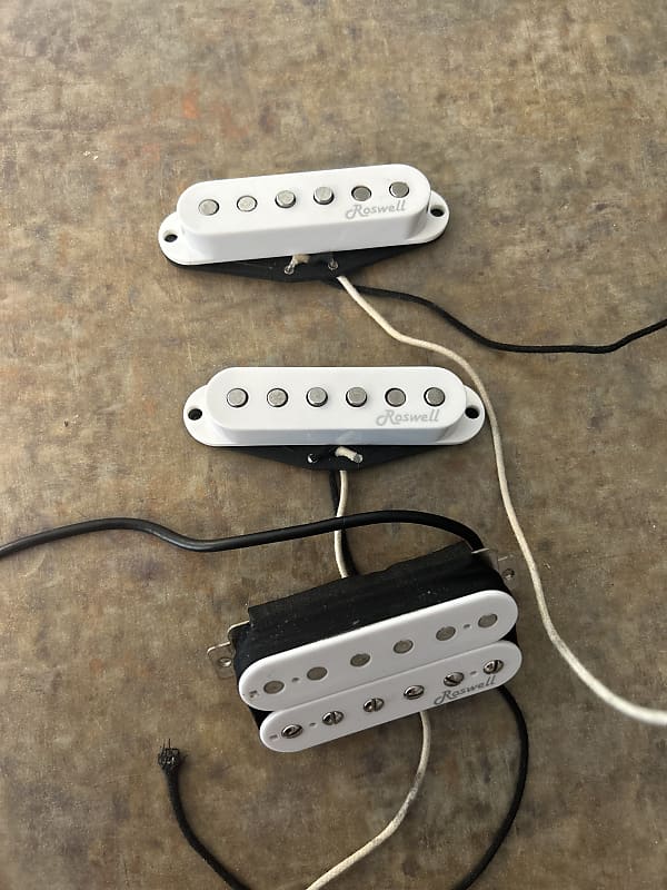 Roswell S74-N, S74-M, HAF Strat Pickup Set | Reverb
