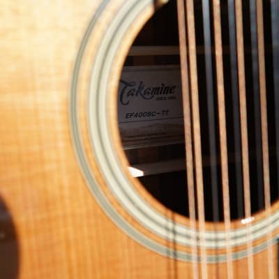 Takamine EF400SC TT 12-String Acoustic Electric Guitar w/ | Reverb
