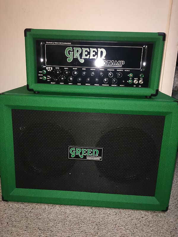 2021 Green Matamp GT2 MKII 100/50w 2 Channel Head and 2X12 | Reverb