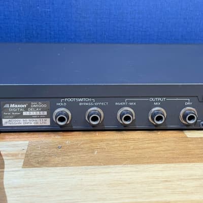 Maxon DM1000 Rack Mount Digital Delay 1980s Gray | Reverb