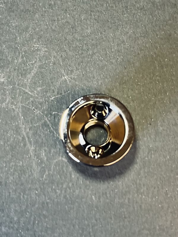 Electrosocket Jack Plate for tele Black Chrome | Reverb