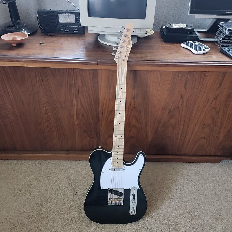 Xaviere PRO XV-840 Black with Maple Fretboard Solid Alder | Reverb