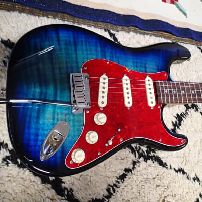 Warmoth STRAT 2010 - Blue Burst | Reverb