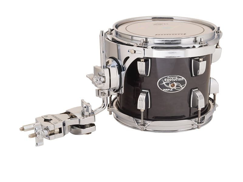 Ludwig 10x13 Evolution Maple tom Trans Black | Reverb