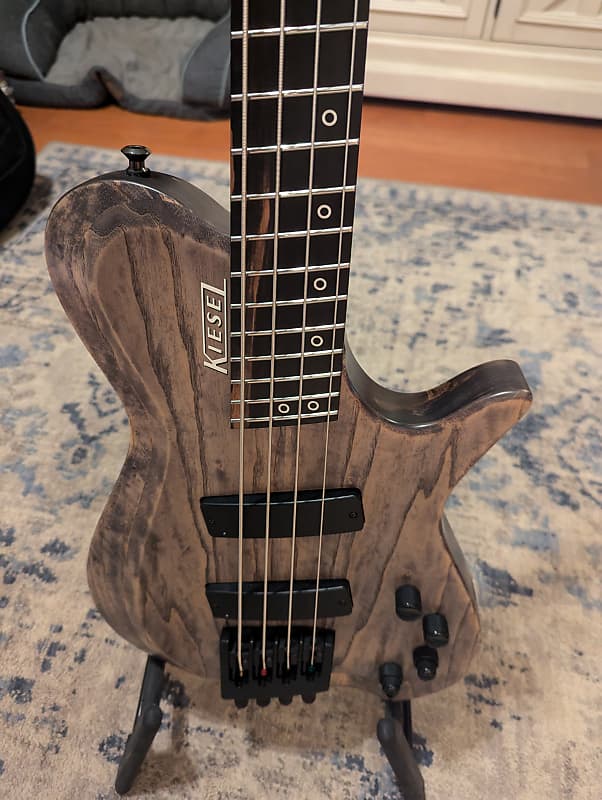 Kiesel Bass Zeus 4 String Multi Scale - Antique Ash | Reverb