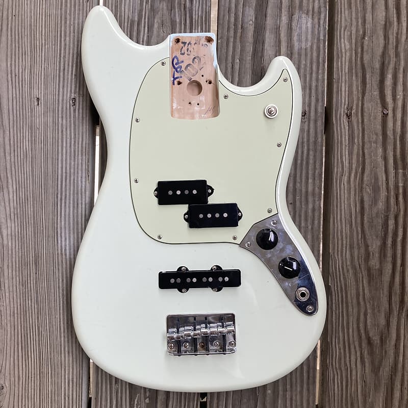 Fender PJ Mustang Player Loaded Body Partscaster Parts | Reverb