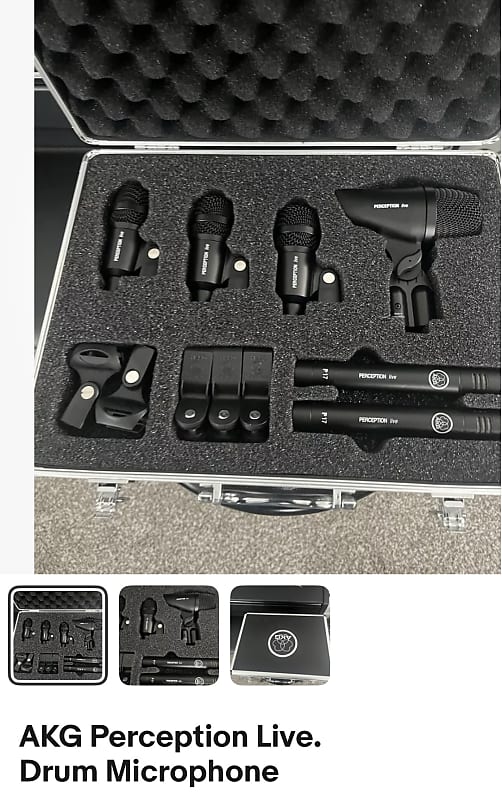 AKG Drum Mics Perception Live | Reverb