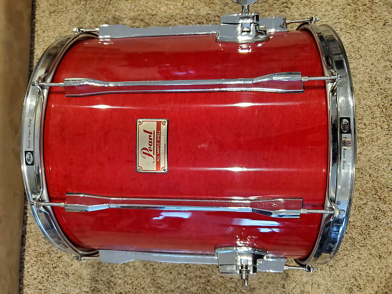 Pearl MLX 1992 Sequoia Red 16" Floor Tom | Reverb