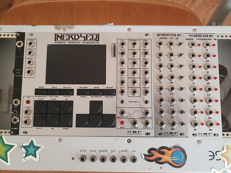 XOR nerdseq + 16 triggers + 16 CVs + mini midi expander | Reverb UK