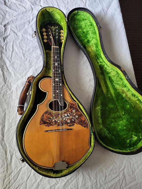 Stahl (Larson Bros.) Reverse Curl Mandolin, circa 1926, with | Reverb