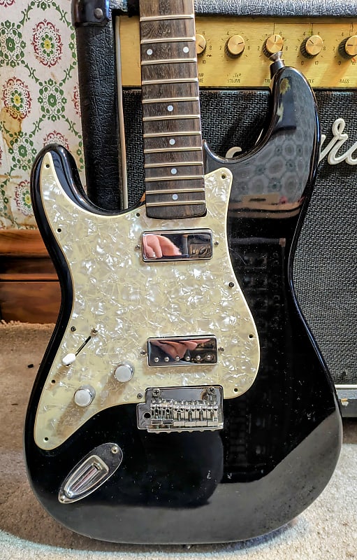 SX Lefty Strat style, Project guitar, Mini Humbuckers, GFS | Reverb