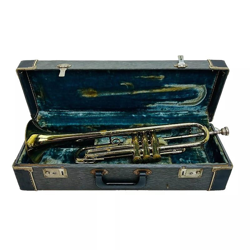Vintage 1960's Holton Collegiate Trumpet Elkhorn, Wis. Serial | Reverb