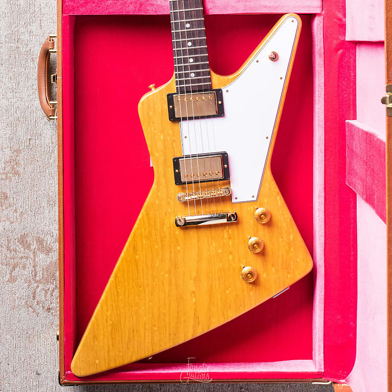 Gibson Custom Shop 1958 Korina Explorer Reissue (White | Reverb Canada