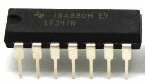 Texas Instruments LF347N LF347 Quad Operational Amplifiers | Reverb