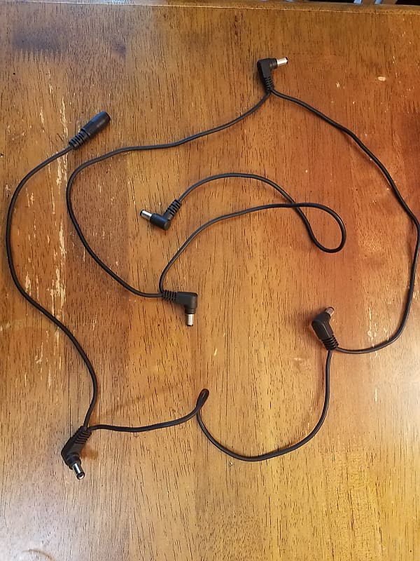 5 Plug Daisy Chain Power Adapter Splitter 2010s - Black | Reverb