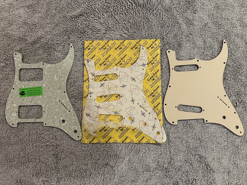 Greasy Groove / Dragonfire Guitar SS HH SSS Strat Pickguards | Reverb