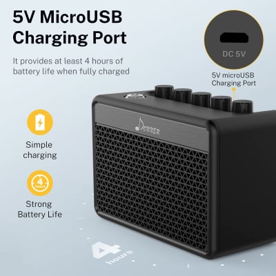 Mini Guitar Amp Small Electric Guitar Amplifier 5W Portable | Reverb