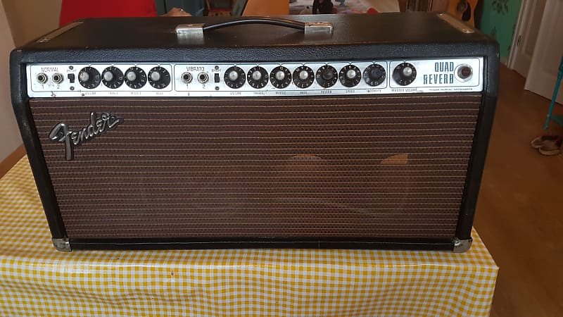 Fender Quad Reverb / Dual Showman mid 70's Silverface | Reverb