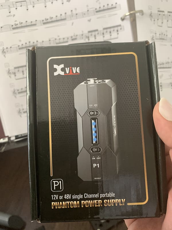 Xvive P1 Rechargeable Portable Phantom Power Supply 12V/48V | Reverb