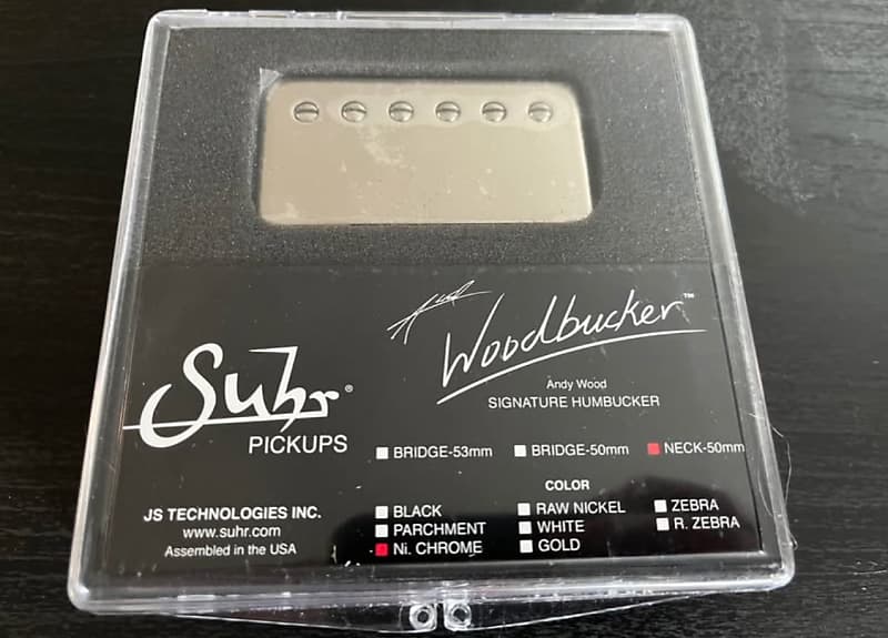 Suhr Woodbucker neck pickup - Chrome | Reverb
