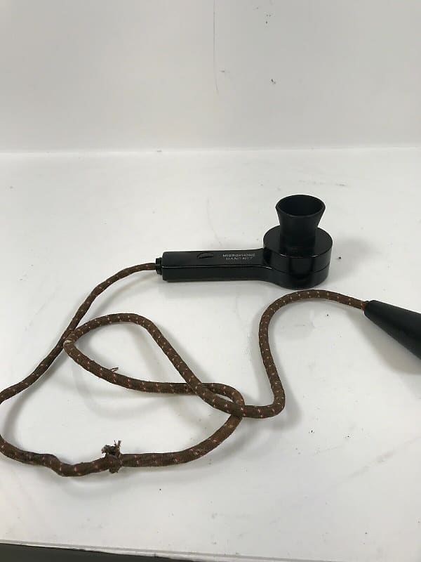 Vintage Army Military Hand Held Microphone Hand No7 RSF-2 | Reverb UK