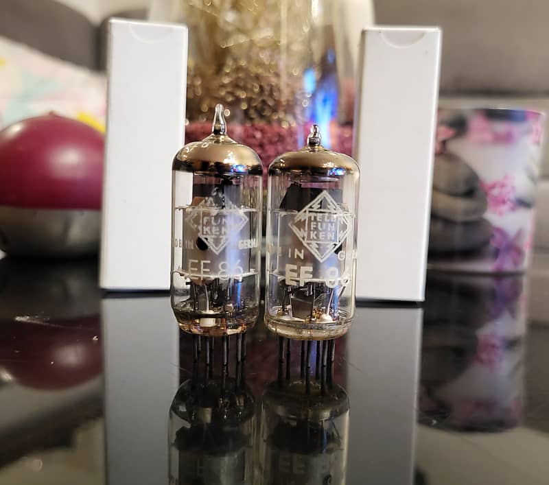 Telefunken Germany EF86 early 60s silver cage,diamond | Reverb