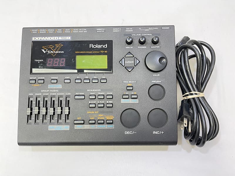 Roland TD-10 V-Drum Percussion Sound Module TDW-1 | Reverb UK