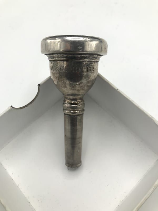 Vintage Vincent Bach 12C Trombone mouthpiece Tenor - Silver | Reverb