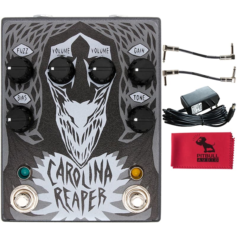 Haunted Labs Carolina Reaper Pedal w/ Power Supply, Patch | Reverb