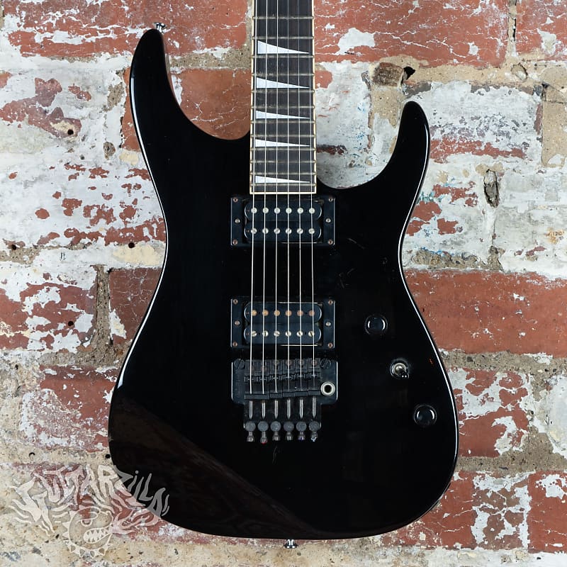 Fernandes Limited Edition STJ HH Superstrat 1987 Black MIJ | Reverb