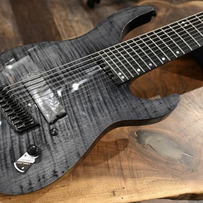 Legator N9F-BLK Black Flame Maple 9-String Multi-Scale | Reverb